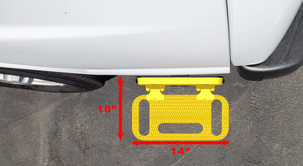 HD Mega Van Ladder Rack Step - CARR.com Automotive Accessories
